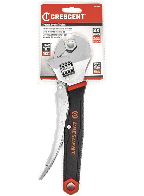 CRESCENT - LOCKING ADJUSTABLE DUAL - 10 POLEG. - Tools BR