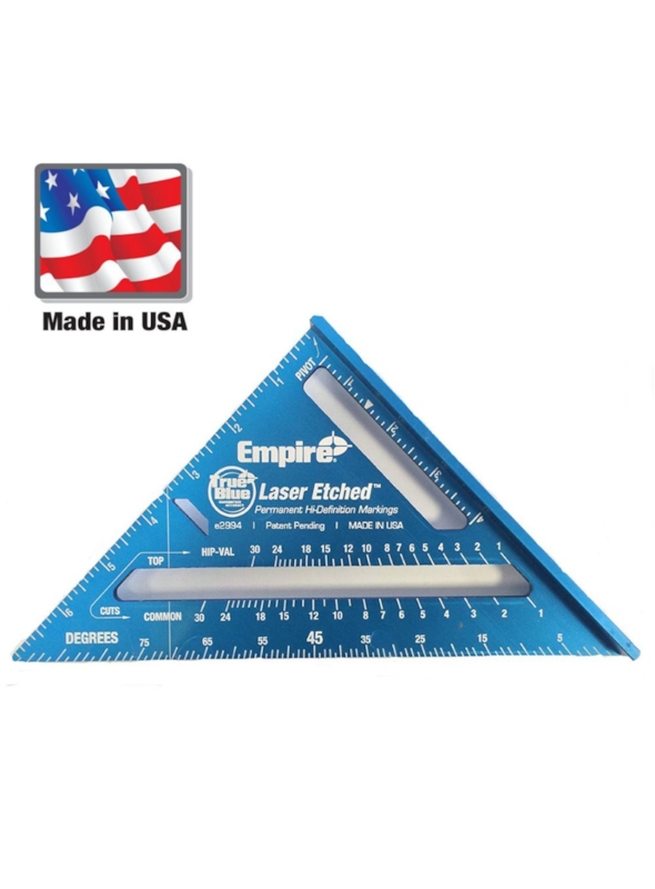 EMPIRE LEVEL - HIGH DEFINITION RAFTER SQUARE - ESQUADRO DE ALTA ...