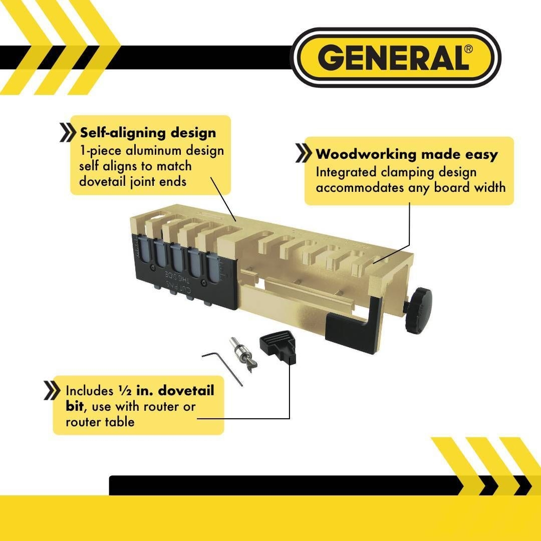 General Tools - Dovetailer II - Jig para Rabo de Andorinha - Tools BR