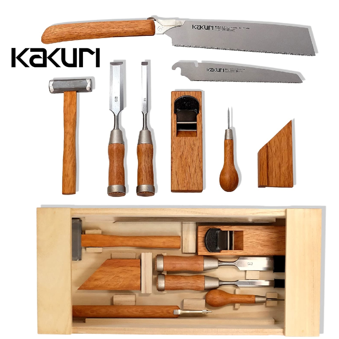 KAKURI - CONJUNTO DE FERRAMENTAS JAPONESAS PARA CARPINTARIA - Tools BR