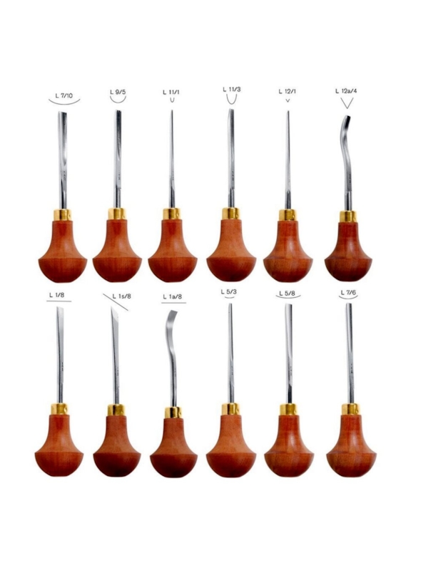 PFEIL SWISS MADE - PALM CARVING - 12 PEÇAS - Tools BR