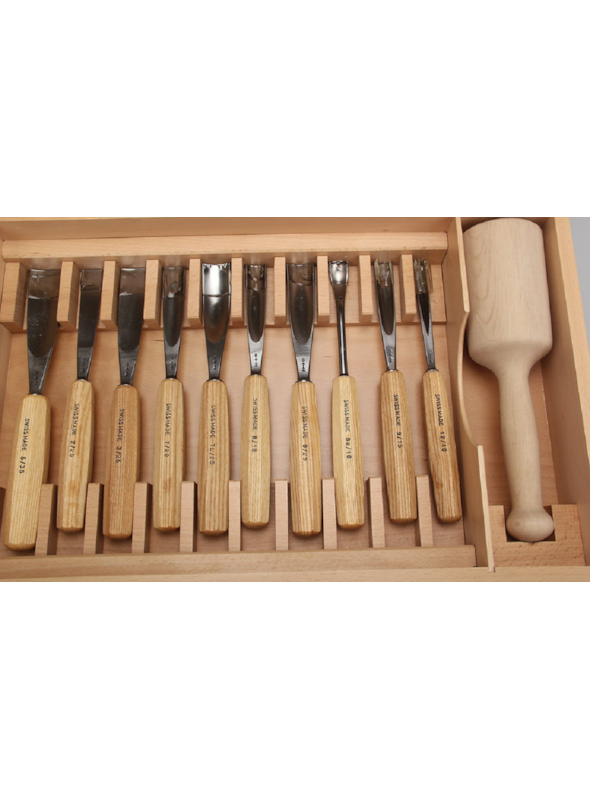 PFEIL - SWISS MADE - WOODEN BOX COLLECTION - 25 PEÇAS - Tools BR
