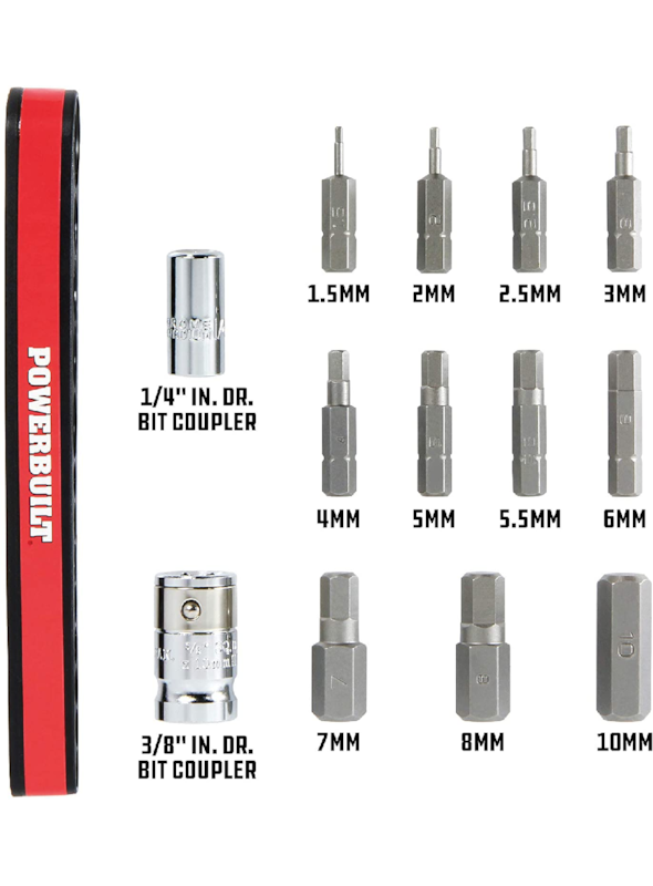 POWERBUILT - CONJUNTO DE BITS - 13 - Tools BR