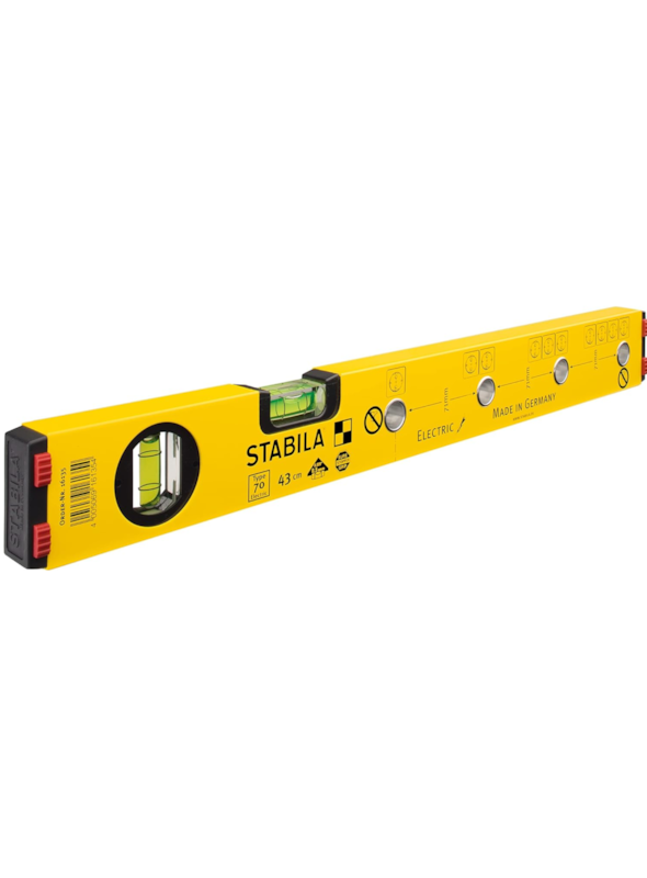 STABILA - NÍVEL 70 PARA ELETRICISTA 43 CM - 16135 - Tools BR